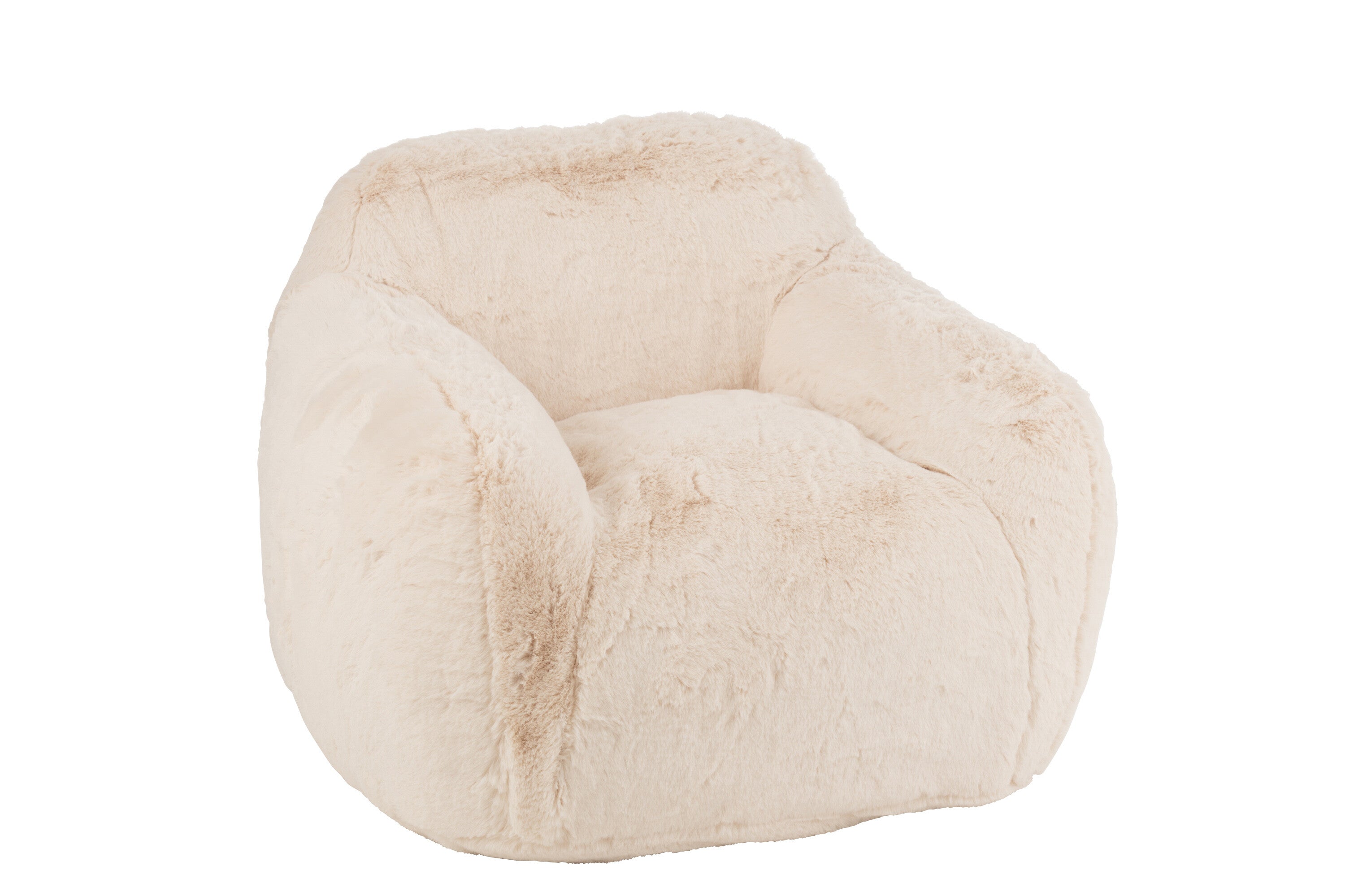 Sofa Cutie Lounge Chair Cream Beige Fluffy Look